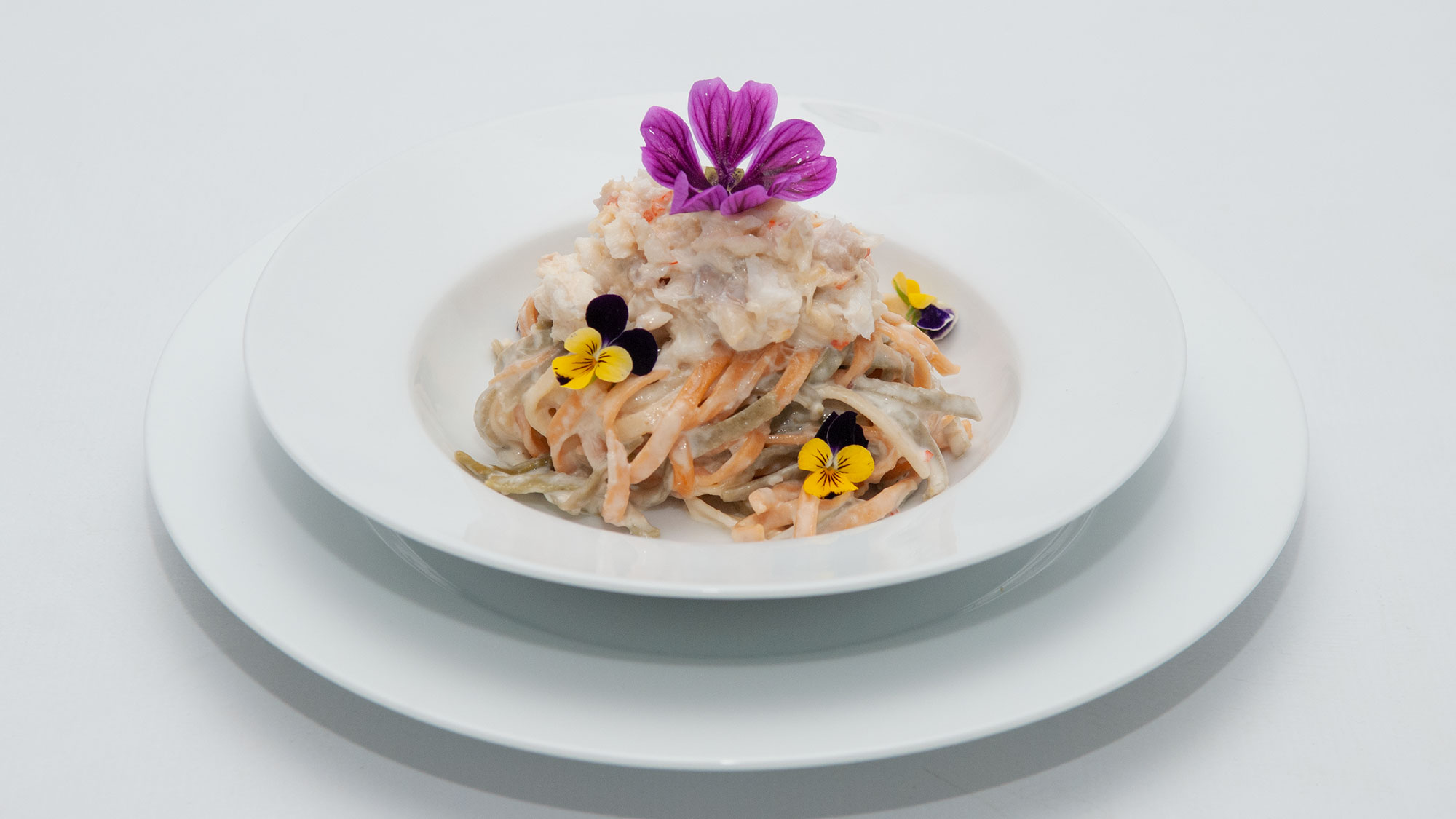 Snow Crab and Cod Linguine | Seafood from Canada