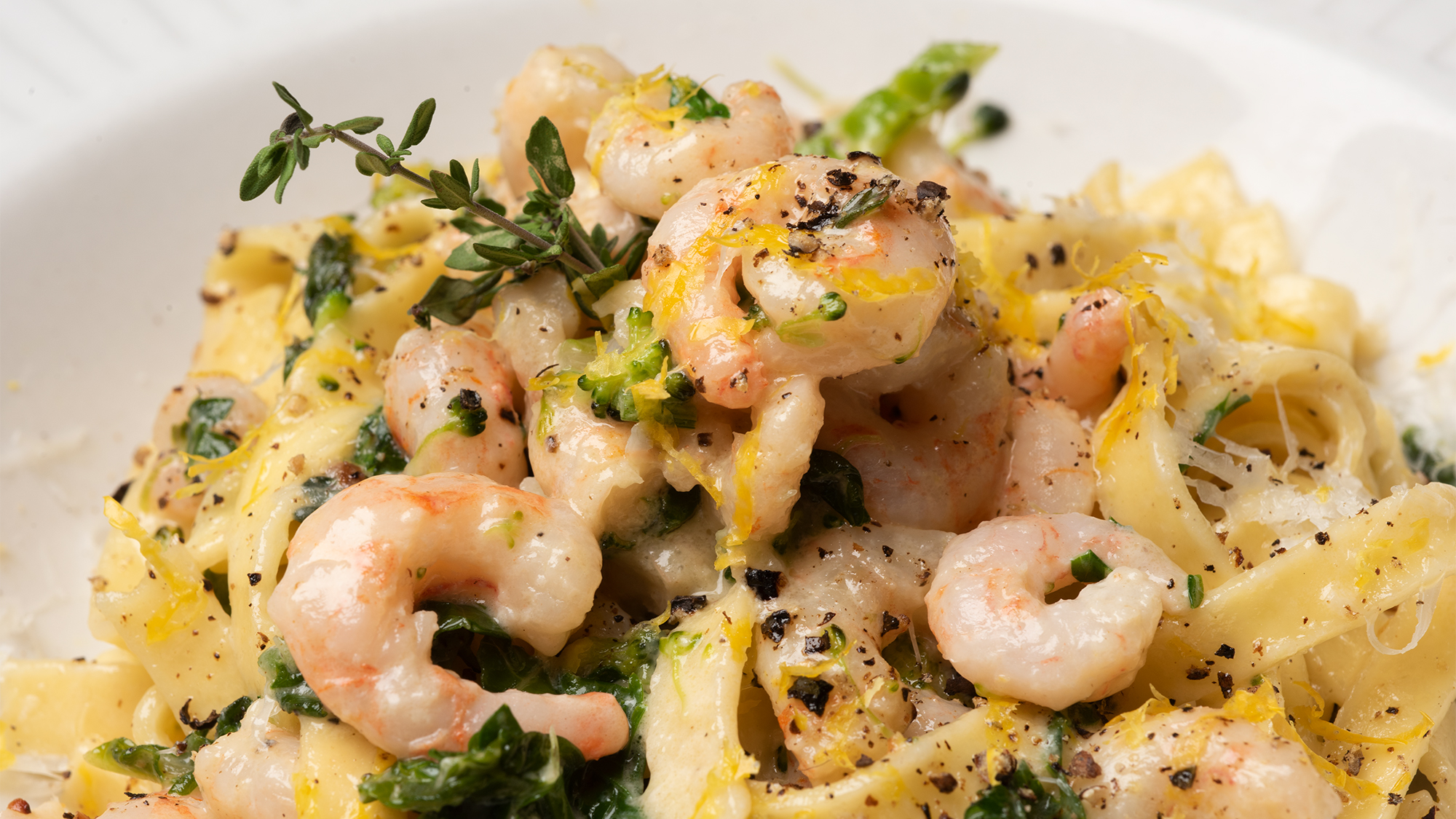 Coldwater Shrimp Linguine | Seafood from Canada